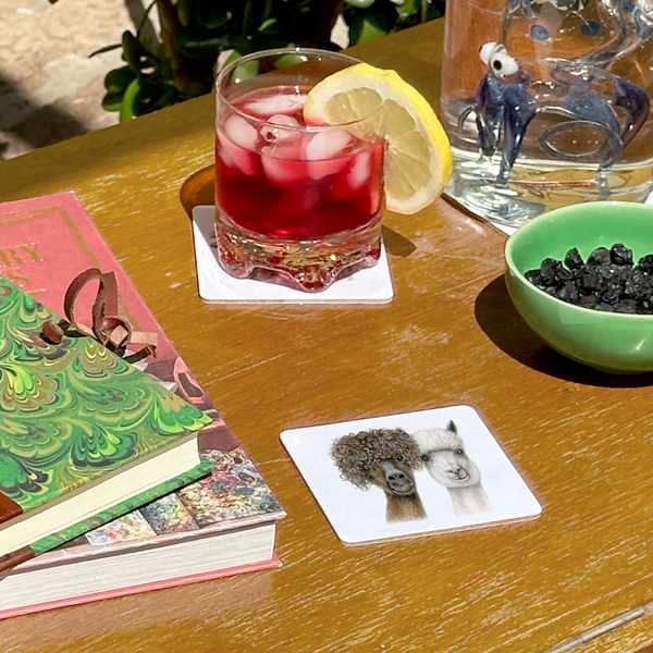 Coaster - Alpacas| The Anderssons by Charlotte Nicolin