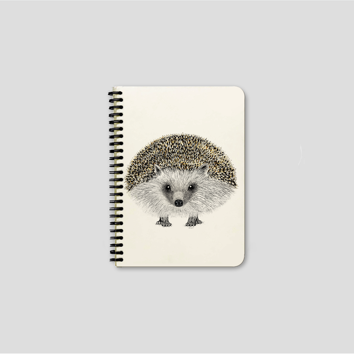 Hedgehog spiral notebook | by Charlotte Nicolin
