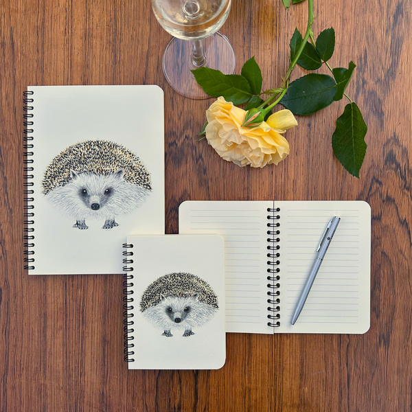 Hedgehog spiral notebook | by Charlotte Nicolin
