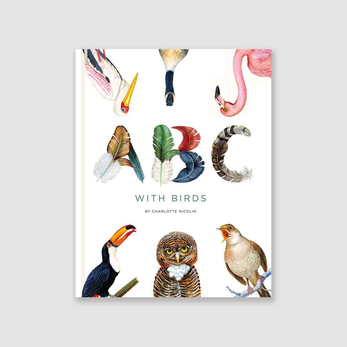ABC - Book with birds - Text & Illustrations by Charlotte Nicolin